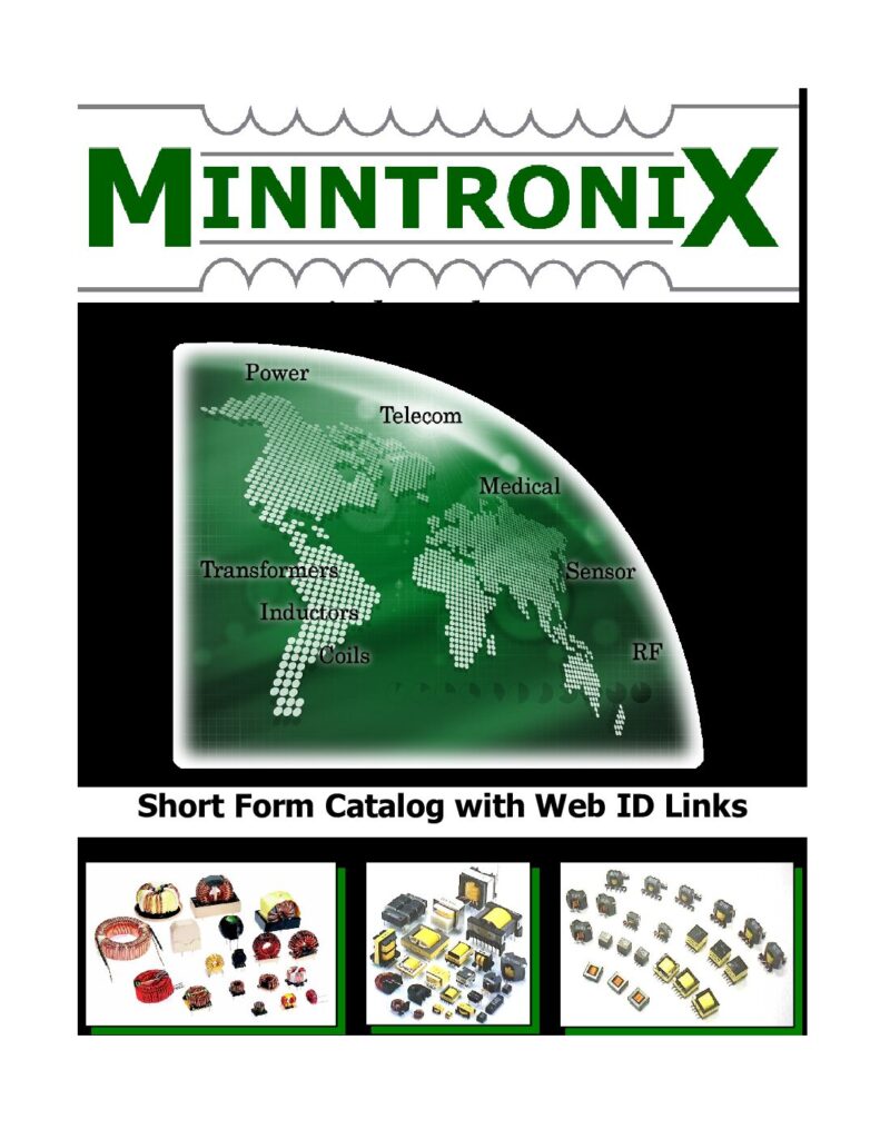 MTXShortFormCatalog-updated_links – Minntronix – Transformers, Inductors, Coils